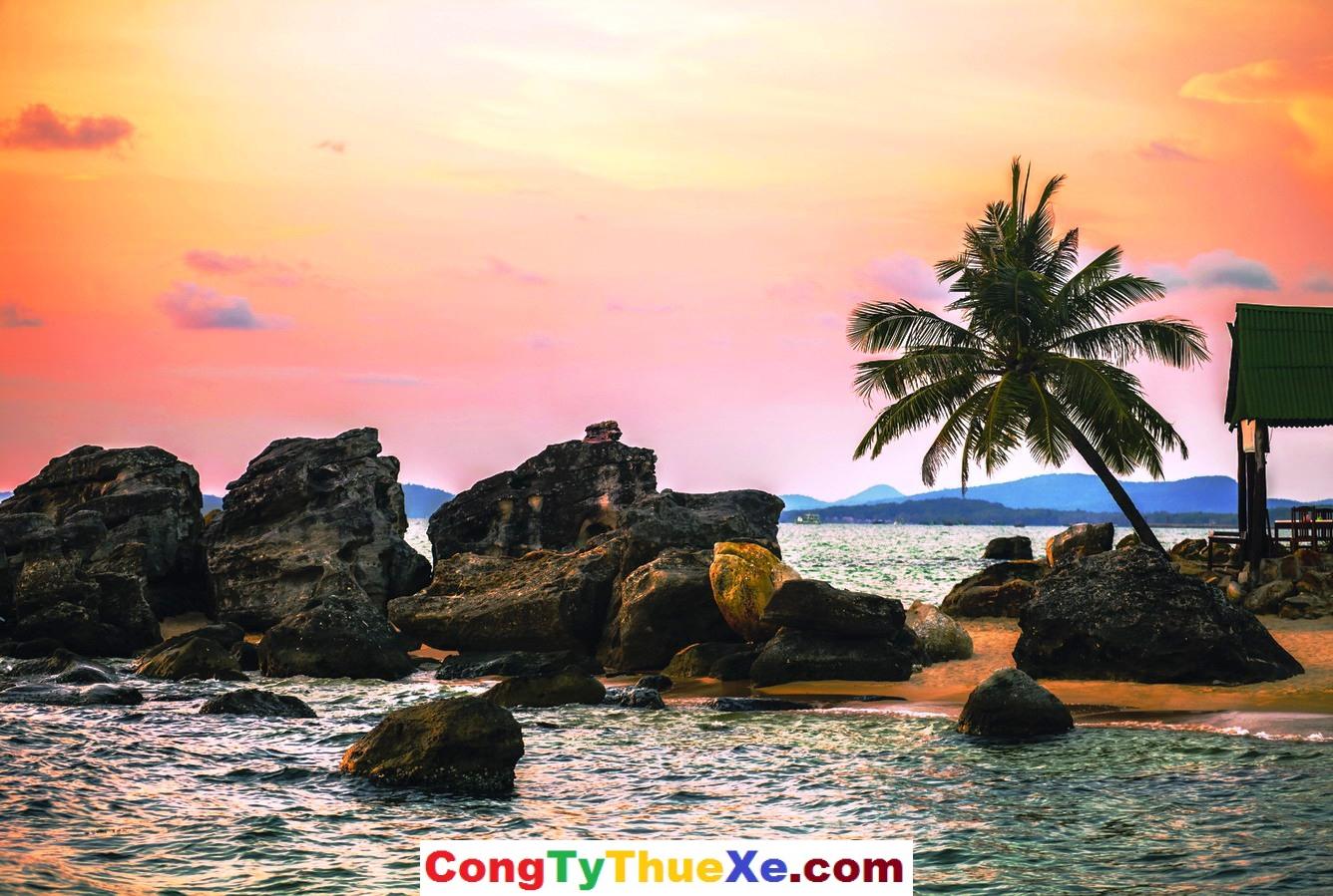 Beach at sunset at Phu Quoc island in Vietnam | Thuê Xe Du Lịch Ngon Rẻ ...